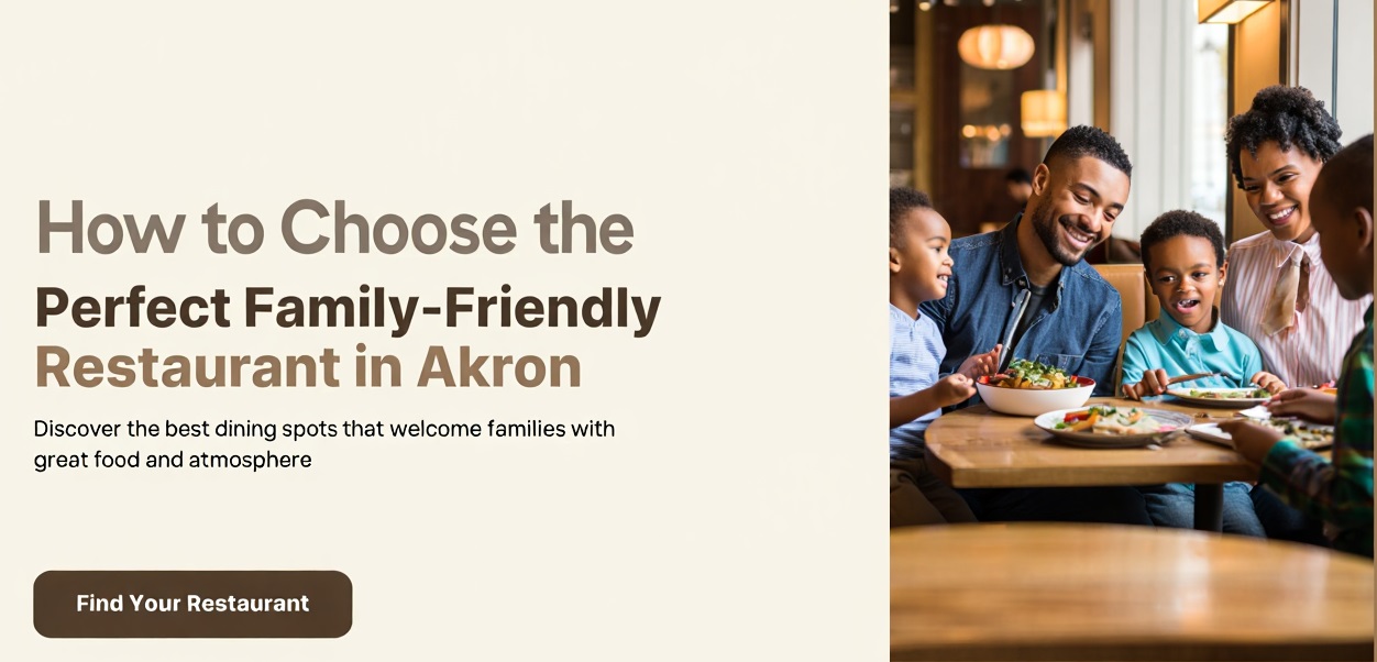 How to Choose the Perfect Family-Friendly Restaurant in Akron - Caston ...